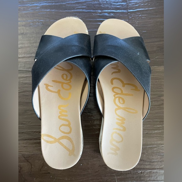 Sam Edelman | Shoes | Sam Edelman Black Audrea Slide Sandal | Poshmark